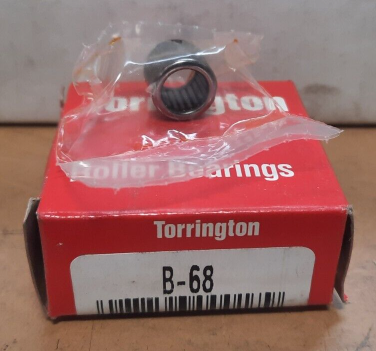 TORRINGTON #B-68 NEEDLE ROLLER BEARING (3/8” BORE x 9/16” OD x 1/2 ...