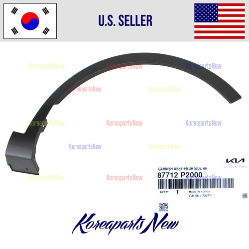 FRONT Fender Wheel Molding Right PASSENGR 87712P2000 ⭐OEM⭐ Kia Sorento ...