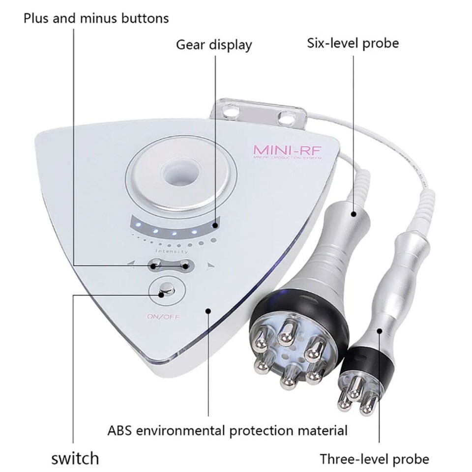 Mini Radio Frequency Machine RF Tripolar Face Eye Lifting Tighten ...