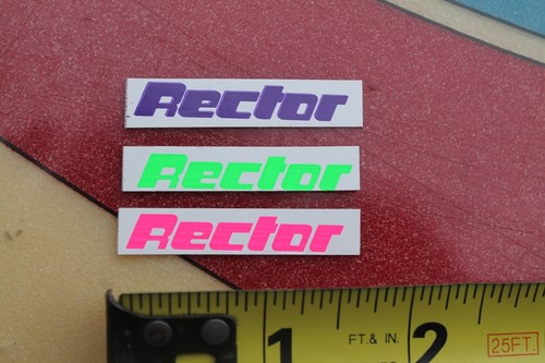 RECTOR Safety Pads Skateboards Neon 70's Vintage JA Skateboarding ...