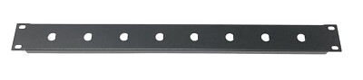 19" Rack Mount Kit 1U Front Panel 8 Hole Ports for Wireless Mic Antenna ...