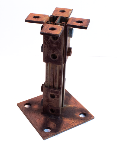 Unistrut Post Base Industrial Adjustable Shore Lift Stand Floor Beam | eBay