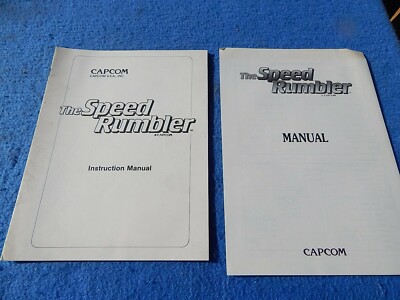 1986 Capcom SPEED RUMBLER video game instruction manuals | eBay