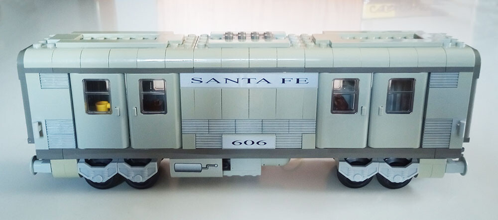 LEGO Trains My Own Creation 10025-1 Santa Fe Cars - Set I (baggage car ...