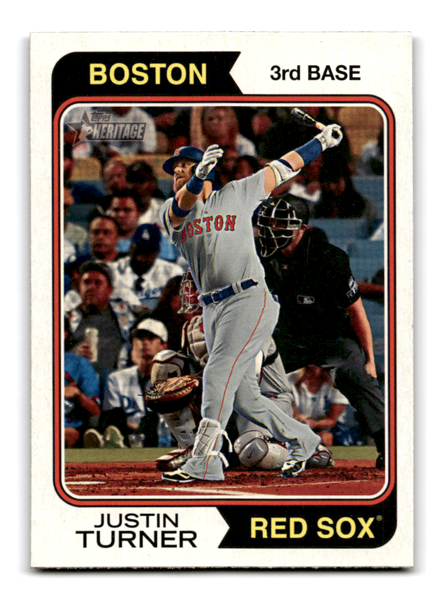 2023 Topps Heritage - Justin Turner Card #237 (Red Sox) | eBay