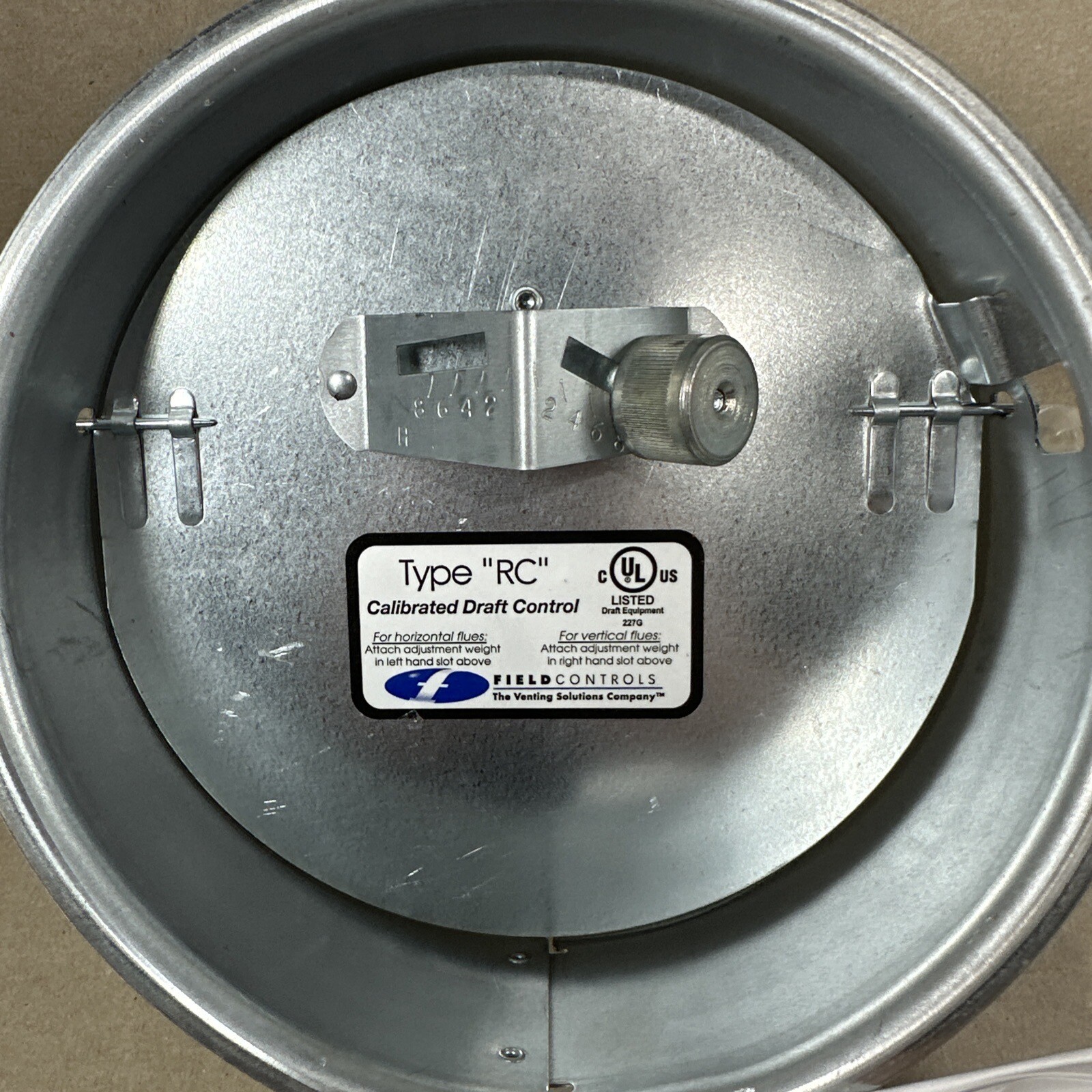 510-512-370 damper 7” WGO, WTGO 5&6 Boiler Weil McLain Circulator ...