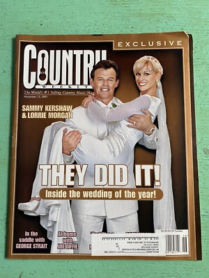 Vintage Country Music Weekly Magazine November 2001 Sammy Kershaw ...