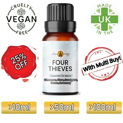 Four Thieves Essential Oil Blend | Pure Natural Christmas Winter ...