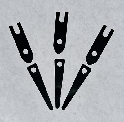 Tattoo Machine .020 Blue Polished Spring Steel Set Of 3 Front & Rear ...