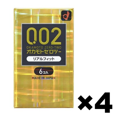 Okamoto Zero Two 0.02mm Condoms Read Fit 4Pack Set 6Pieces@Box Made in ...