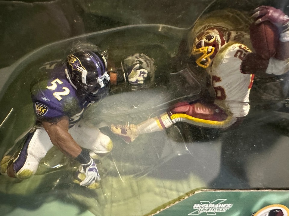 VINTAGE WASHINGTON REDSKINS CLINTON PORTIS BALTIMORE RAVENS RAY LEWIS MCFARLANE | eBay