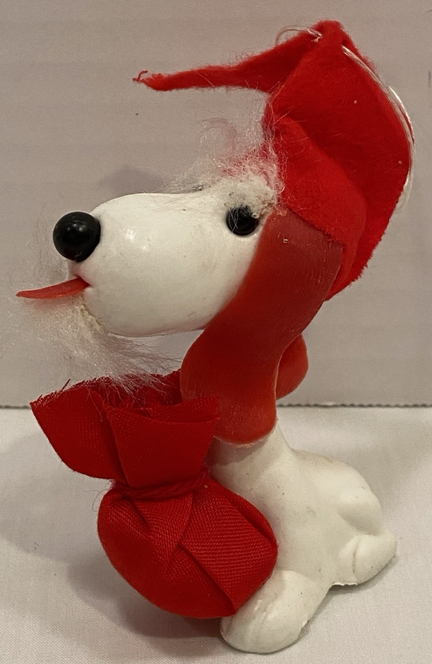 5 Vintage Hound Dog Peanuts Snoopy Clone Plastic Blow Mold & Sugared ...
