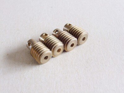 4 x Meccano Brass Worm Gear Part 32 Double Tapped | eBay UK