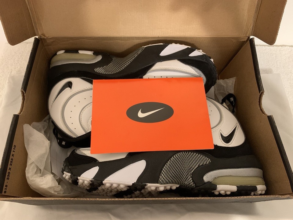 ️Nike Air Max Pro Streak White/Black, Reggie White 7.5 men ️BRAND NEW ...