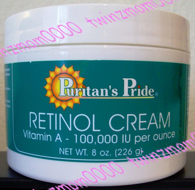 Puritan's Pride Retinol Cream Vitamin a 100000 IU per Ounce 8 Oz. for ...