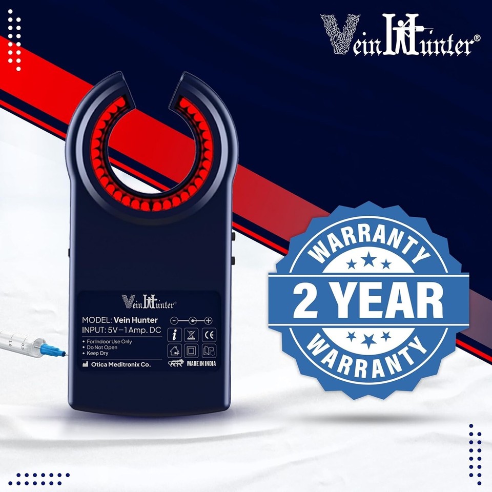 VeinHunter LED Vein Finder, Vein Detector, Vein Locator Device FREE ...