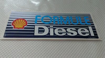 Autocollant sticker shell formule diesel. | eBay