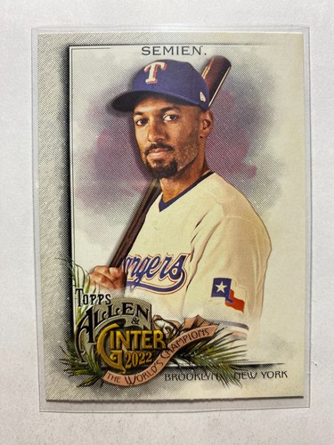 Marcus Semien 2022 Topps Allen & Ginter Texas Rangers #198 Card | eBay