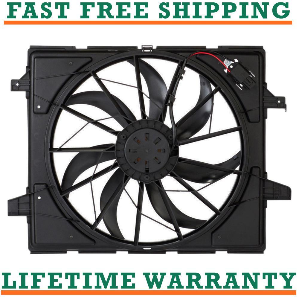 Radiator Condenser Fan Assembly For 11-21 Jeep Grand Cherokee Free ...