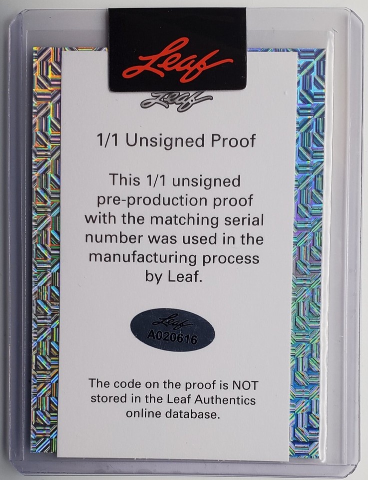 2021 Leaf Pro Set Pre-Production Proof Tutu Atwell Rookie Card 1/1 | eBay