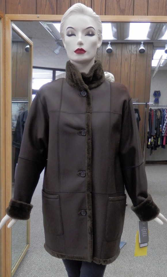 Dominic Bellissimo Brown 32" Merino Lamb Shearling - size 8 | eBay