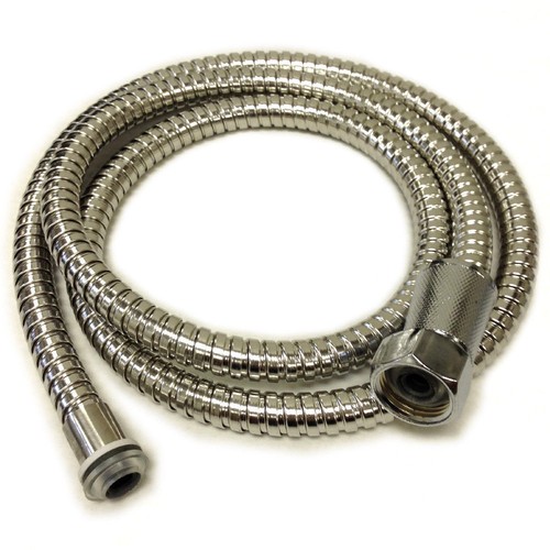 Bathroom Flexible Shower Handheld Water Hose Chrome Finish 48" Long ...