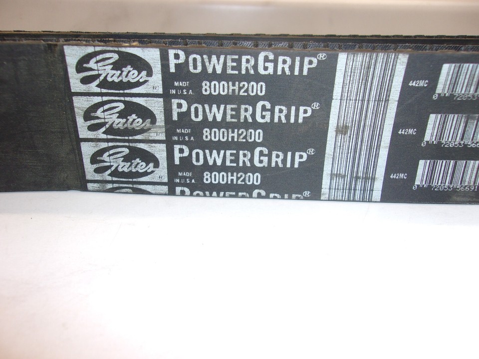 GATES 800H200, BELT 160 TEETH 2" OVERALL WIDTH 0.5" PITCH, 2404B | eBay