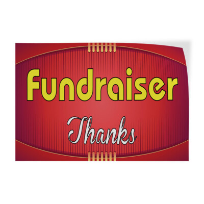 Decal Stickers Fundraiser Thanks Advertising Printing A Vinyl Store ...