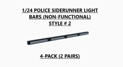 1/24 Maisto Tahoe Police Fire Custom Siderunner LED Lights 2-Pack STYLE ...