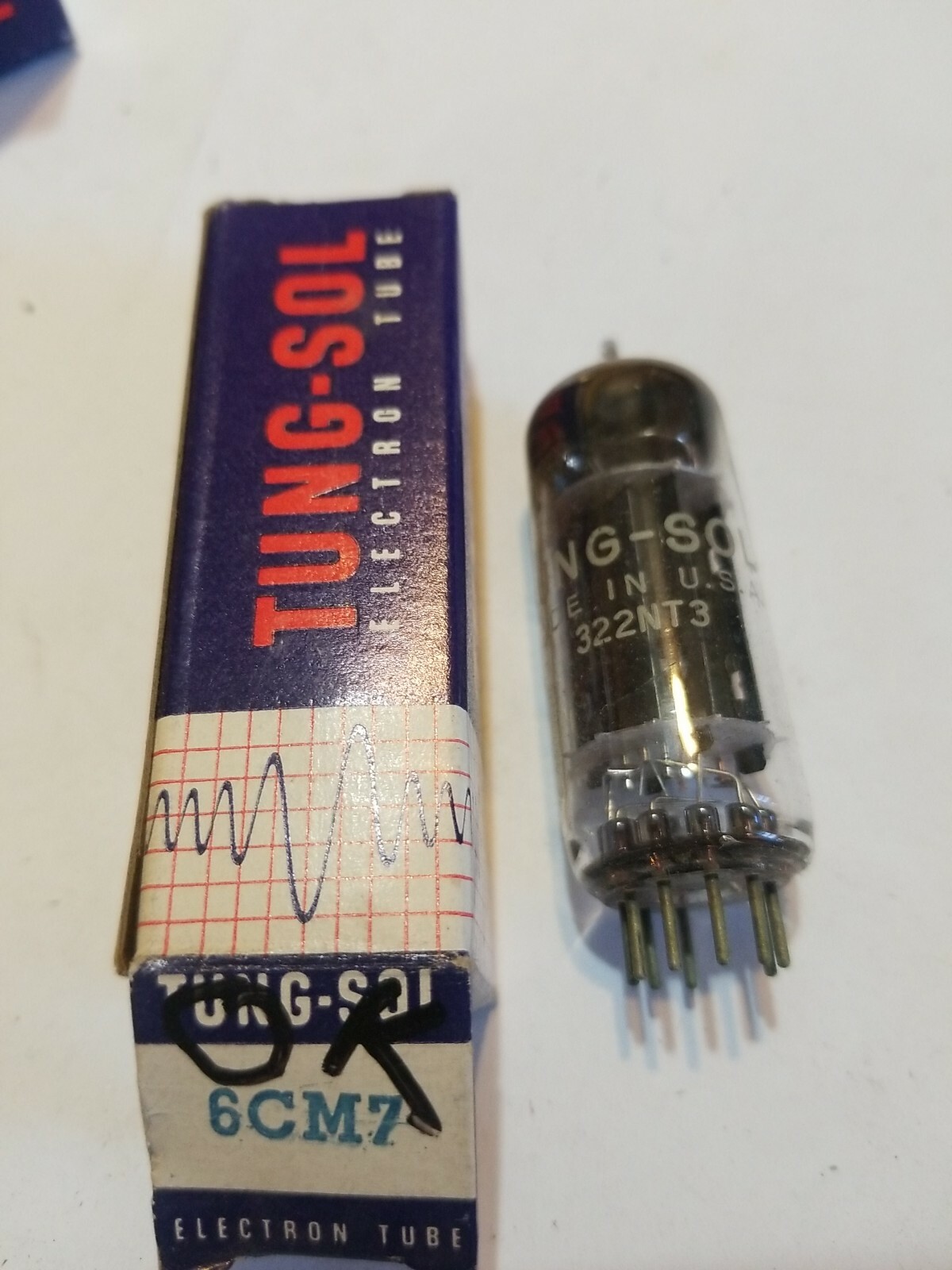 TUNG-SOL 6CM7 TUBE TESTED GOOD | eBay