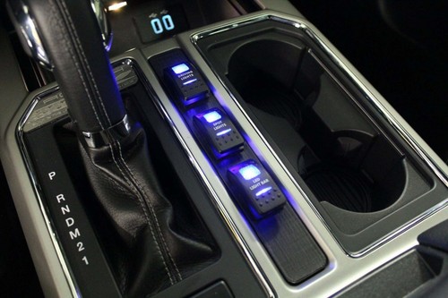 2015-2020 Ford F-150 Center Console Switch Panel 3 HOLE ver 2019 15 16 ...