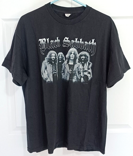 BLACK SABBATH 2004 XL Licensed Classic Band Photo Shirt Tony Iommi ...