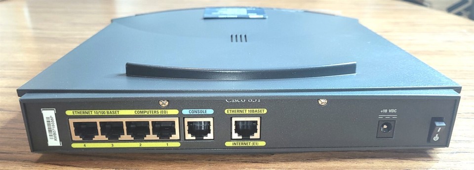 NEW CISCO SYSTEM 800A SERIES 4-PORT ETHERNET ROUTER 1096-02-1802 | eBay