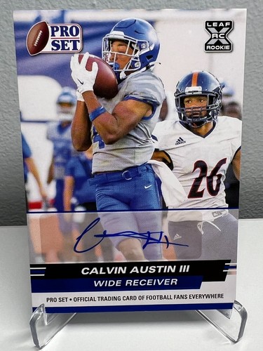 2022 Leaf Pro Set Calvin Austin III Autograph #PSA-CA1 Rookie RC ...