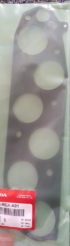 17105-RCA-A01 OEM HONDA LOWER INTAKE MANIFOLD GASKET 03-06 MDX 04-06 TL ...