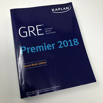 BRAND NEW Kaplan Test Prep: GRE Premier 2018 Course Book with 6 ...