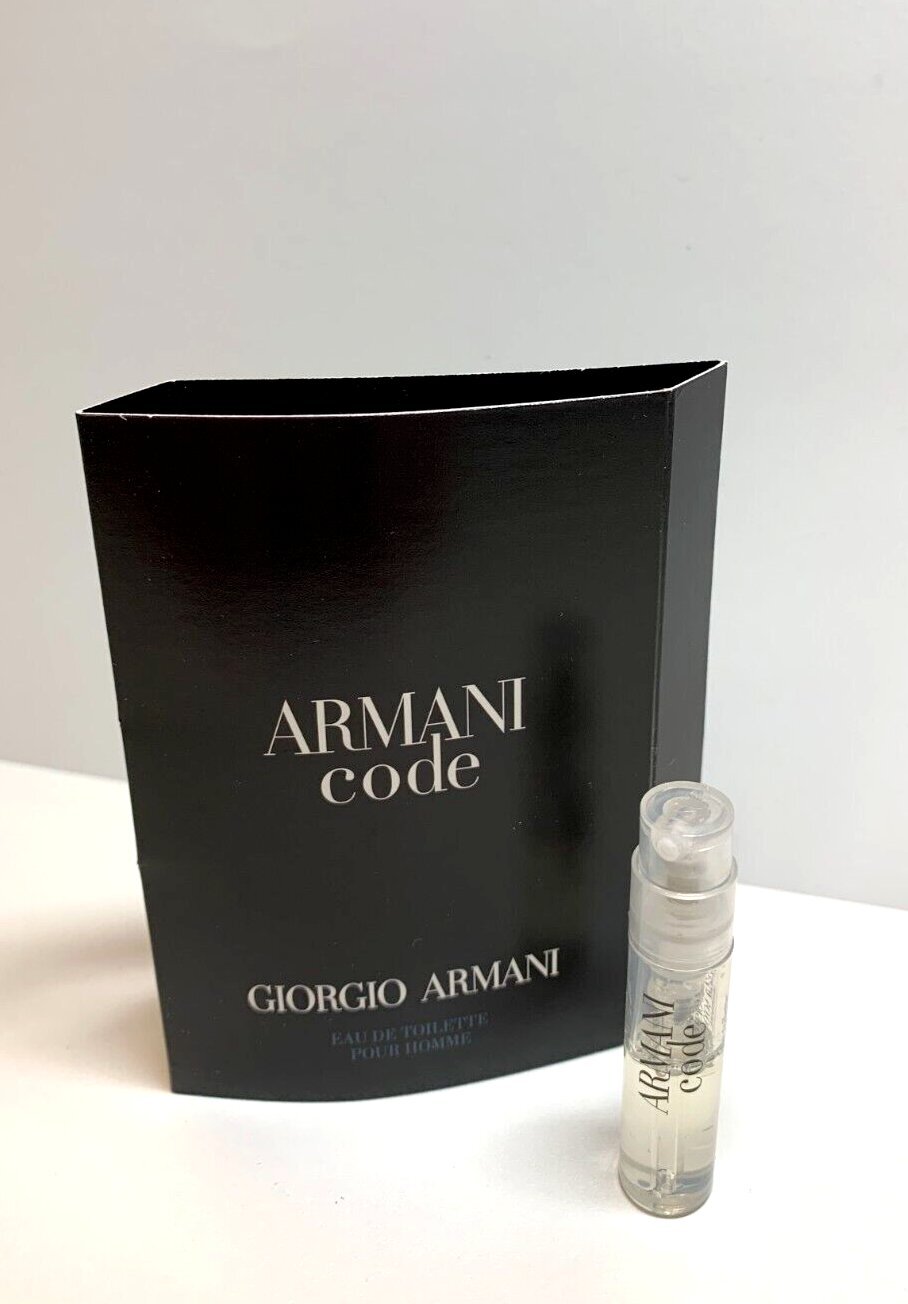 3x Giorgio Armani Code Men Sample Eau de Toilette Pour Homme mini Spray ...