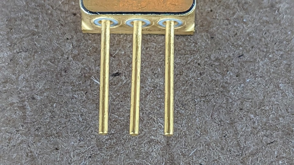 1 - VINTAGE TO-254 HIGH QUALITY Power MOSFET GOLD PLATED Transistor ...