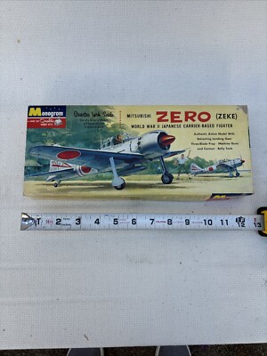 Mitsubishi ZERO (Zeke) World War II Japanese Carrier Model Plane Kit ...