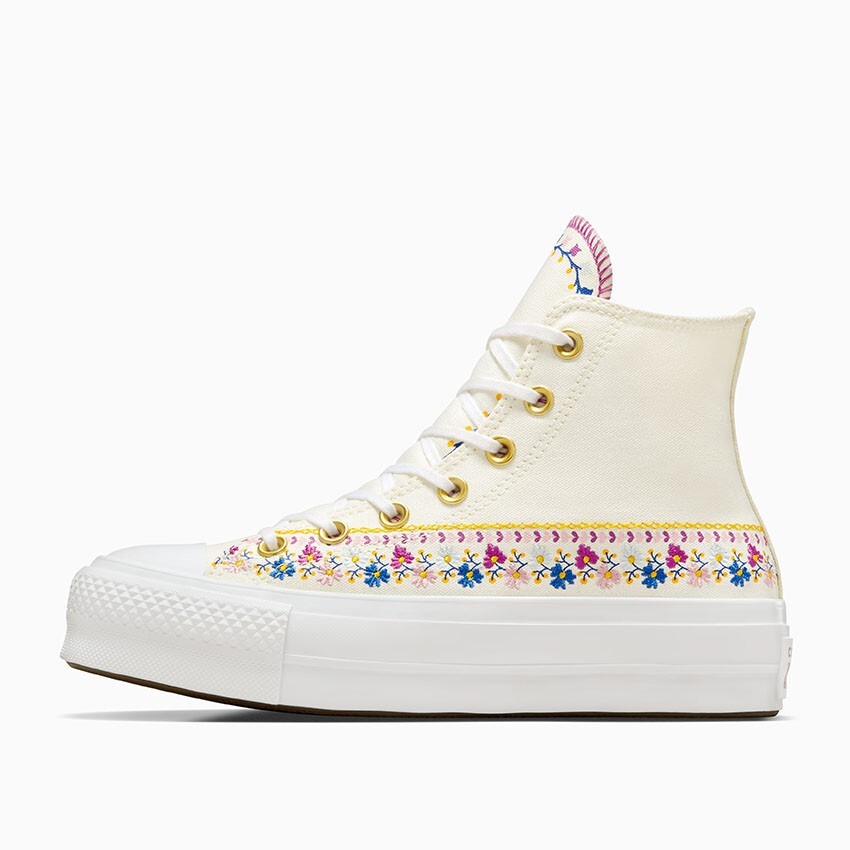 Converse Chuck Taylor AS Free Spirit Florals Platform Hi, A12050C Sizes ...