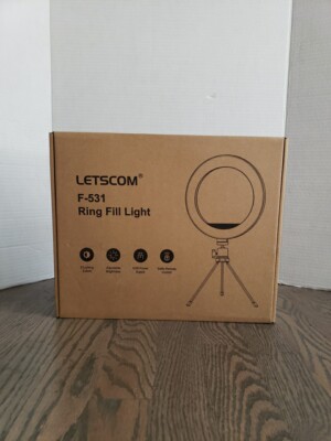"SELFIE Ring Light" Letscom 10.2" Fill Light Tabletop F-531 | eBay