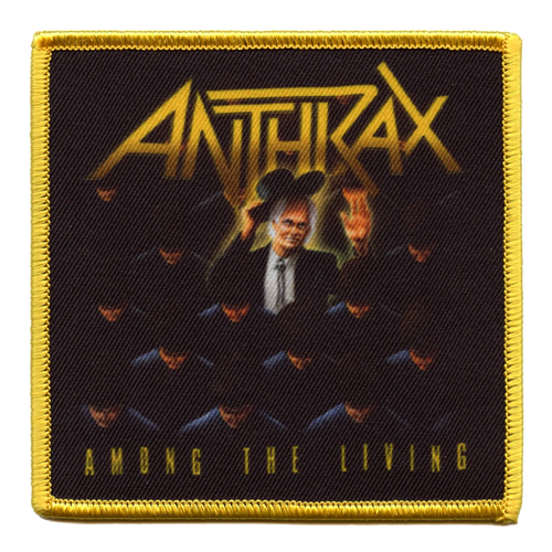 Anthrax Among The Living Patch 1987 Album Cover Embroidered Iron On | eBay