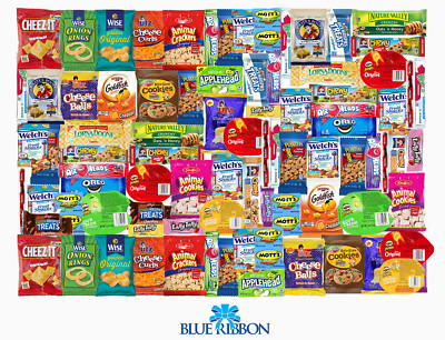 Care Package 90 Count Snack Sampler Gift Basket | eBay