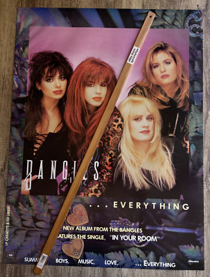 VINTAGE POSTER: THE BANGLES Everything (Original In Store Poster 1988 ...