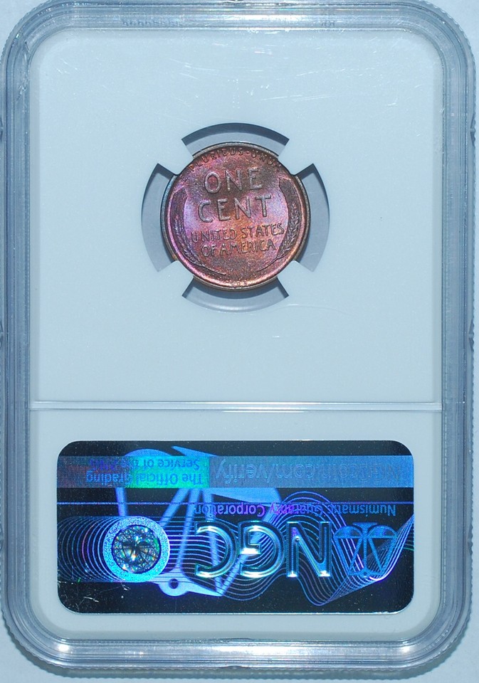 1909 VDB NGC MS66RB Red and Brown Lincoln Wheat Cent | eBay