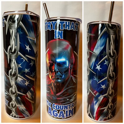 “Trumpinator” Donald Trump 20 oz Stainless Steel Tumbler | eBay
