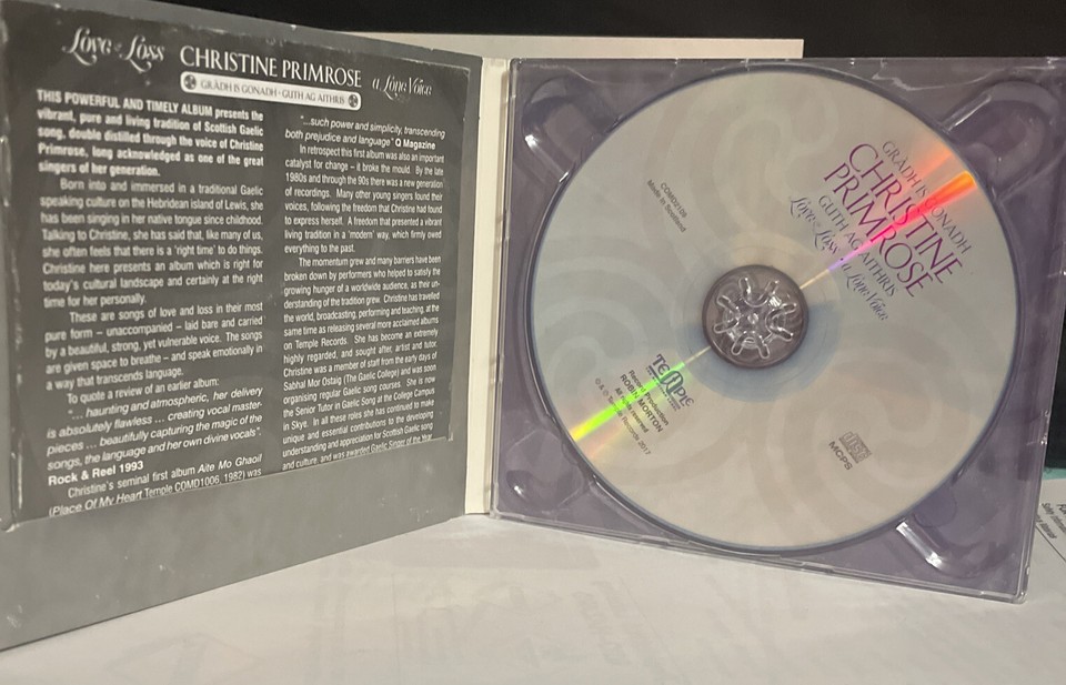 Christine Primrose : Gràdh Is Gonadh - Guth Ag Aithris (Love & Loss - A ...