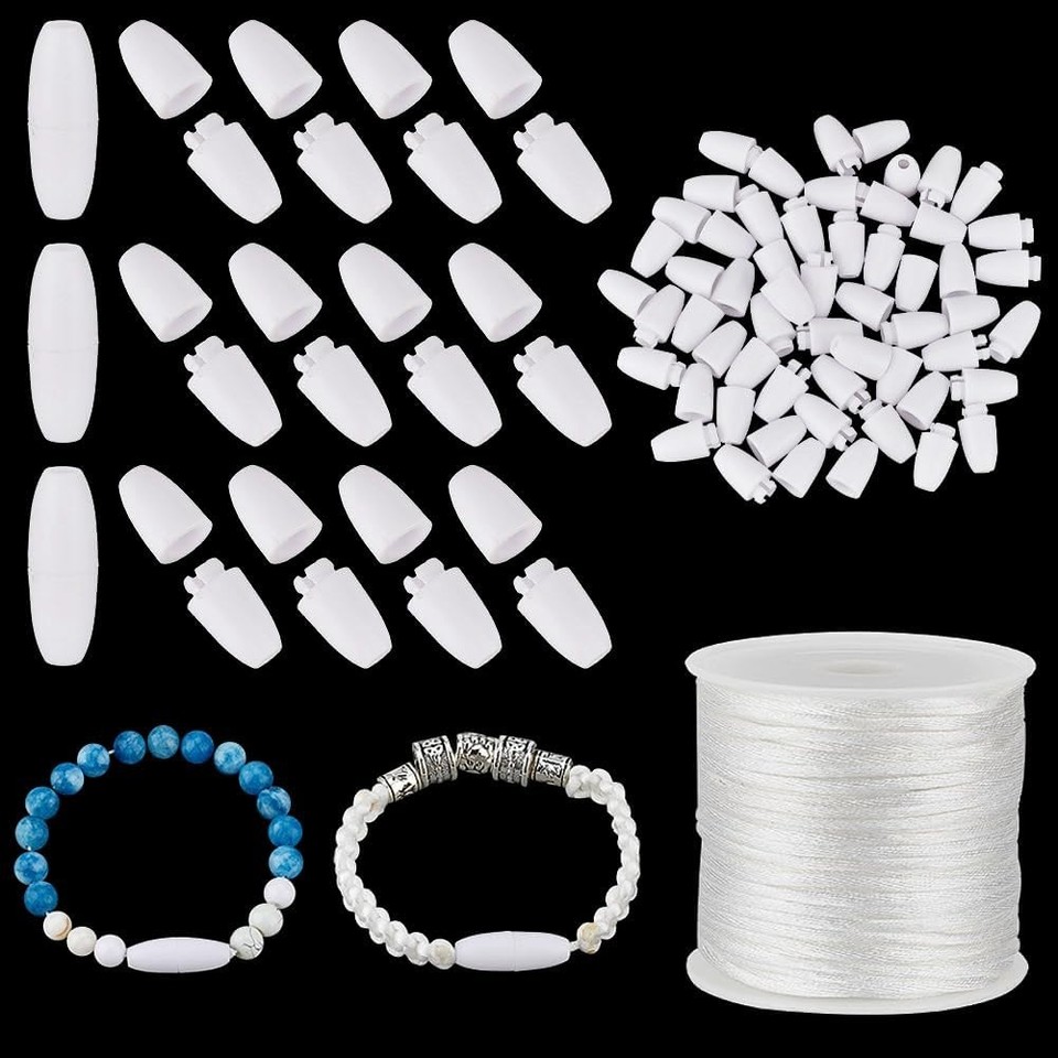 Lanyard Breakaway Buckle,24mm Black Bead Connector Closure Buckle for ...