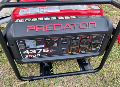 PREDATOR 4375 Watt Gas-Powered Portable Generator | eBay