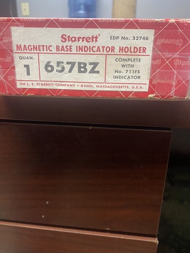 Starret Magnetic Base Indicator Set 657BZ | eBay